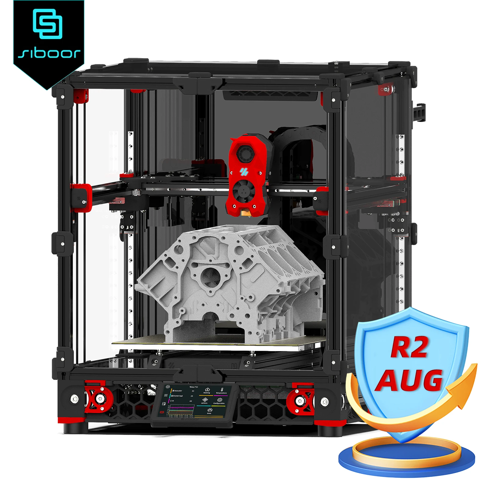 Voron-2-4-R2-Corexy-3D-Printer-SIBOOR-V2-4-R2-Aug-2023-Included-ABS ...