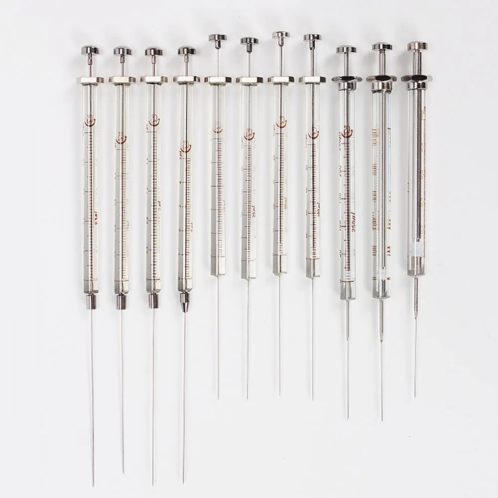 For Gas 0.5 1 5 10 25 50 100 250 500 1000ul Microliter Syringe Gas ...