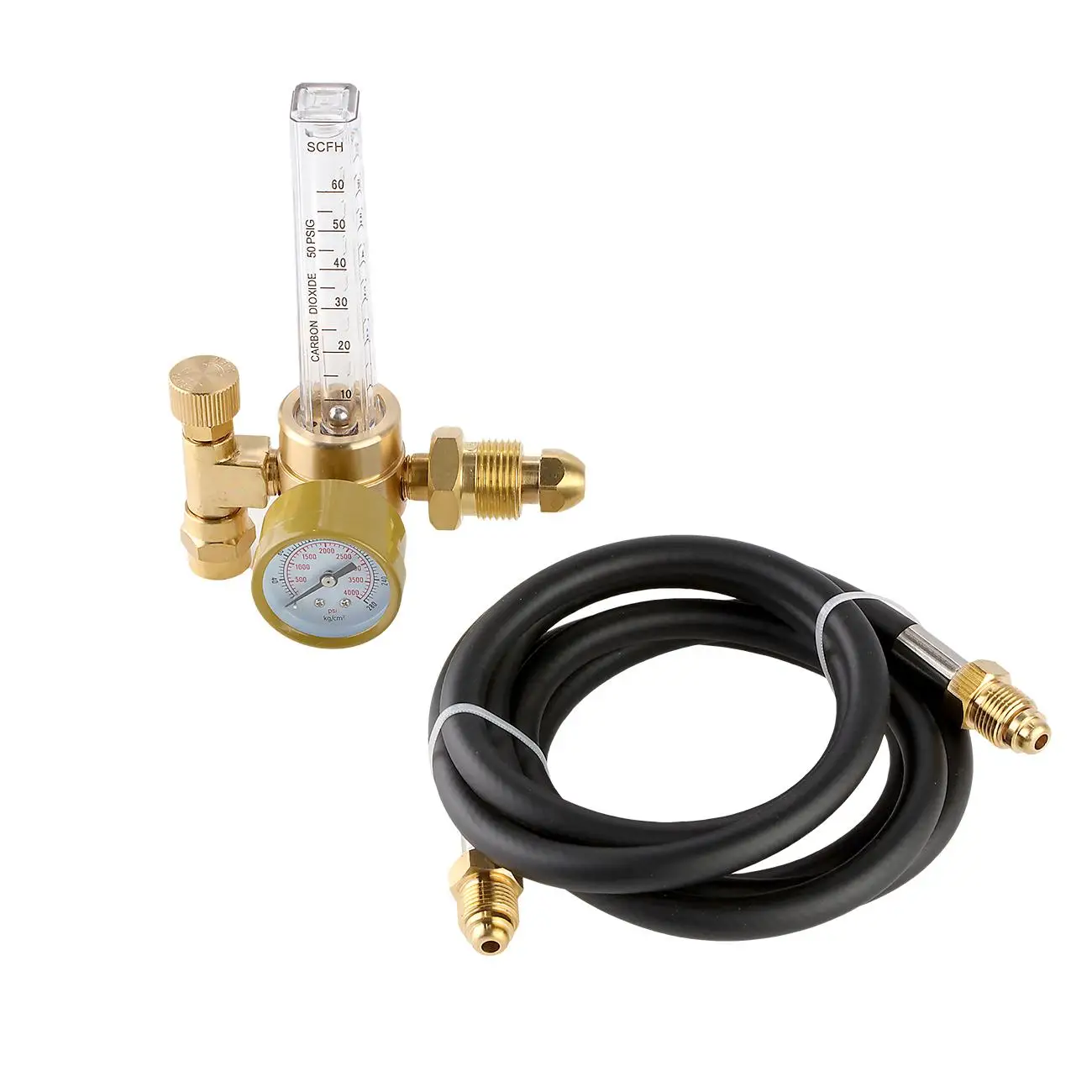 Argon CO2 Gas Pressure Regulator Gauge CO2 Mig Tig Flow Meter Welding ...
