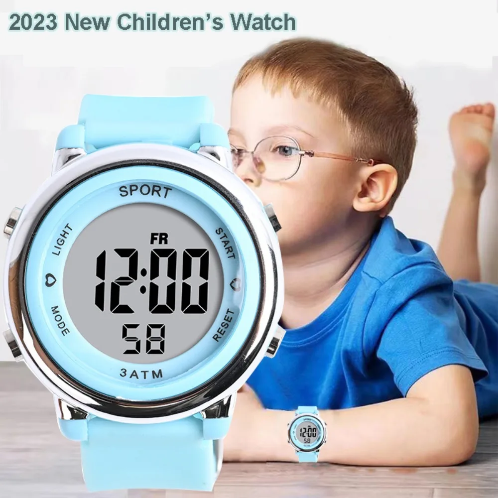 LED-Display-Digital-Kids-Watches-Sport-Boys-Girls-Alarm-Clock-Luminous ...