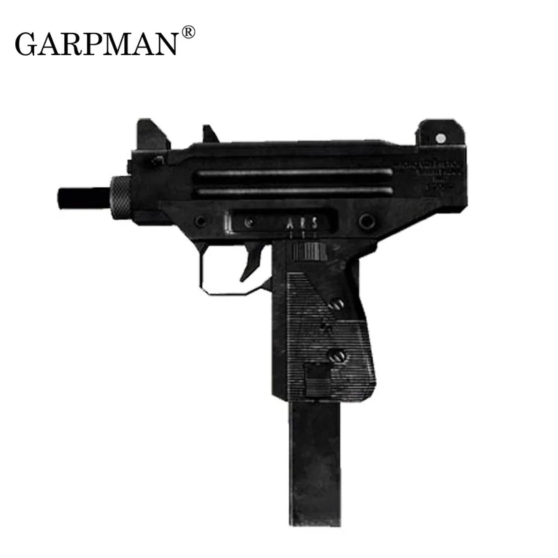 UZI-Submachine-Gun-Pistol-Paper-Model-Weapon-Firearms-3D-Stereo-Hand ...