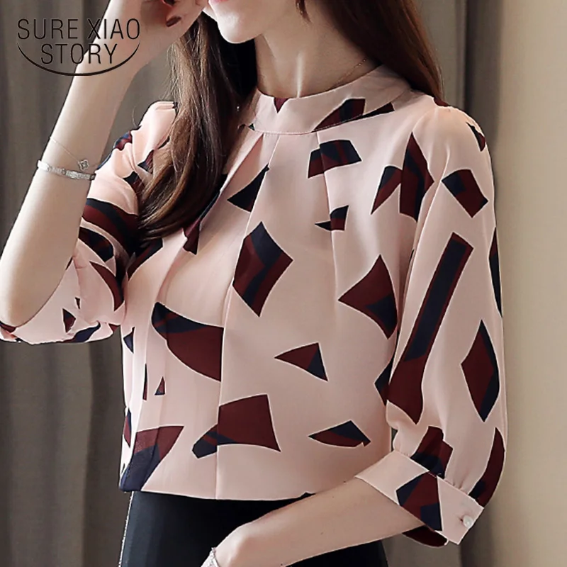 blusas mujer de moda 2021 womens clothing summer blouses women print ...