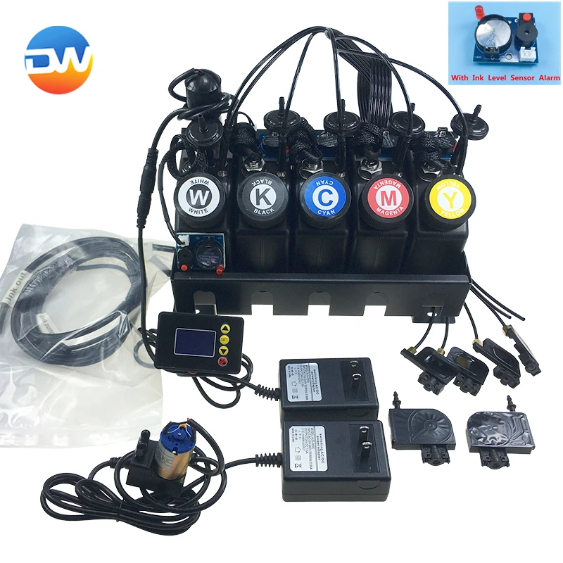 UV White Ink CISS With Stirrer Ink Level Sensor Alarm White Ink Tank ...