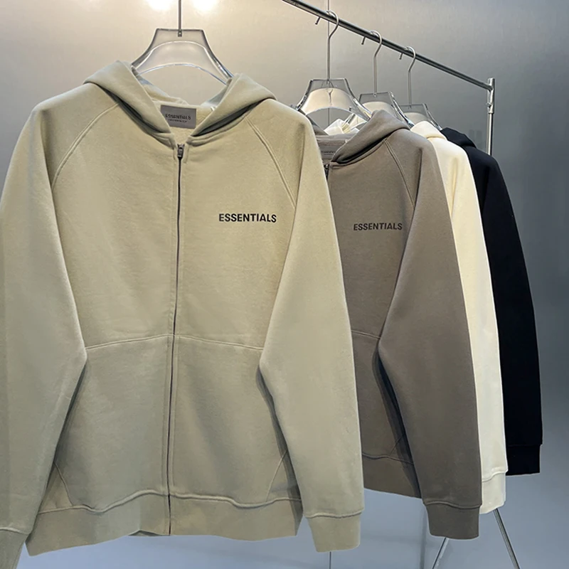 Essentials-sudaderas con capucha para hombre y mujer, ropa de calle ...