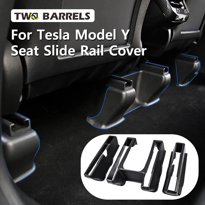9pcs Under Seat Foot Protector For Tesla Model Y 2021/22 Slide Rail ...