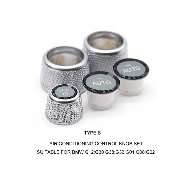 Crystal Car Volume Air Conditioning Knobs Audio Control Button Knob ...