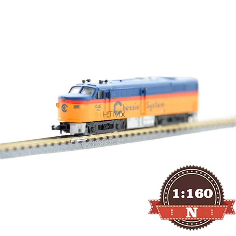 Diecast-N-Scale-1-160-Train-Model-Blue-Yellow-Matching-Color-Adult ...