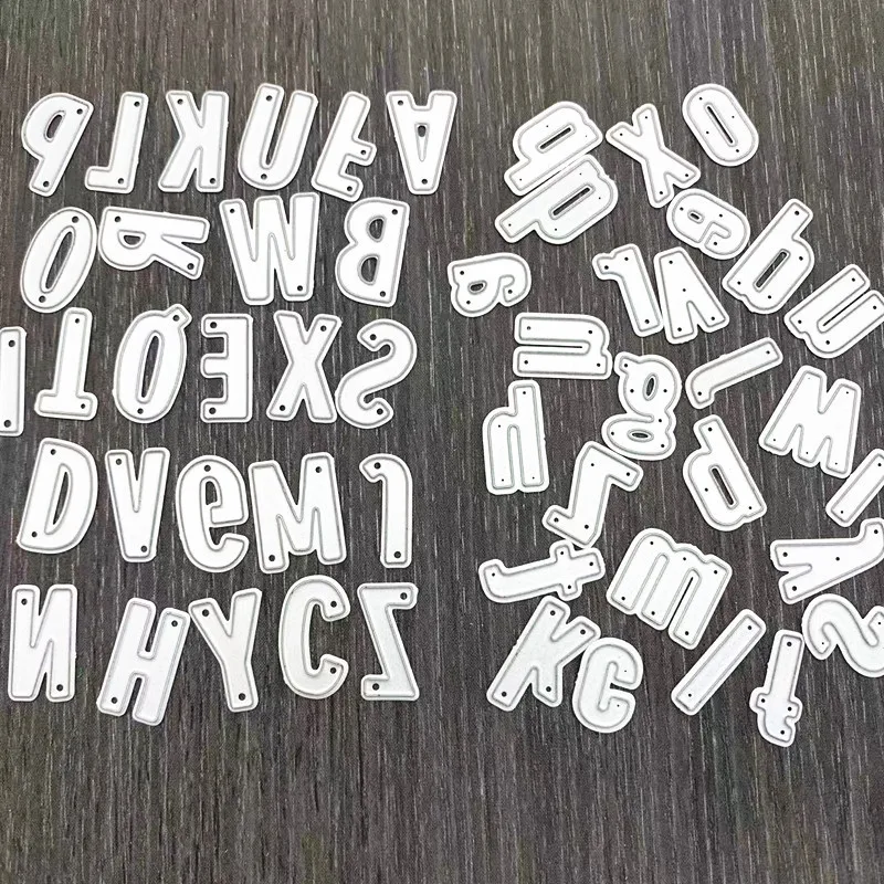 Alphabet Letter Cutting Dies Craft Mold Handicraft Card Making Gift ...