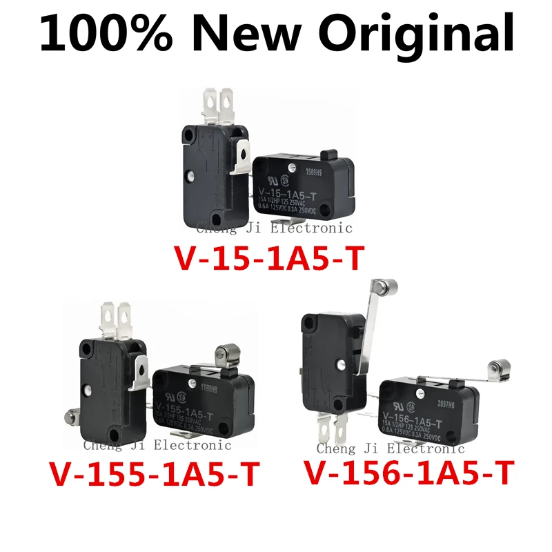5PCS/Lot V-15-1A5-T、V-155-1A5-T、V-156-1A5-T New original micro switch ...