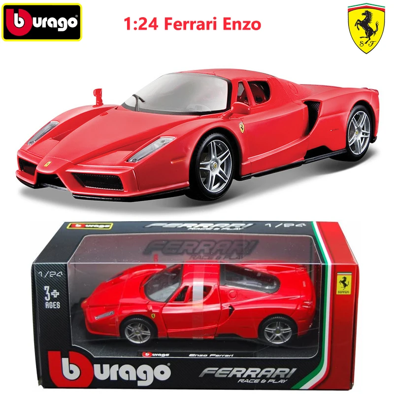 Bburago-1-24-Ferrari-Enzo-Ferrari-488-GTB-Supercars-Modelo-Liga-Diecast ...