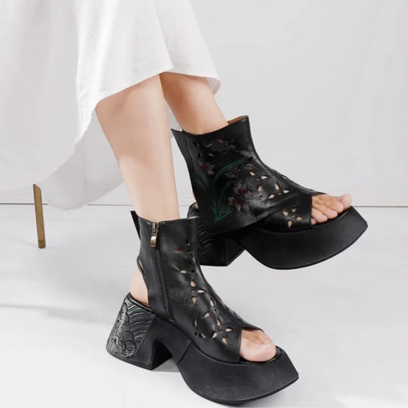 Johnature-Retro-Handmade-Women-s-Sandals-2024-Summer-New-Genuine ...