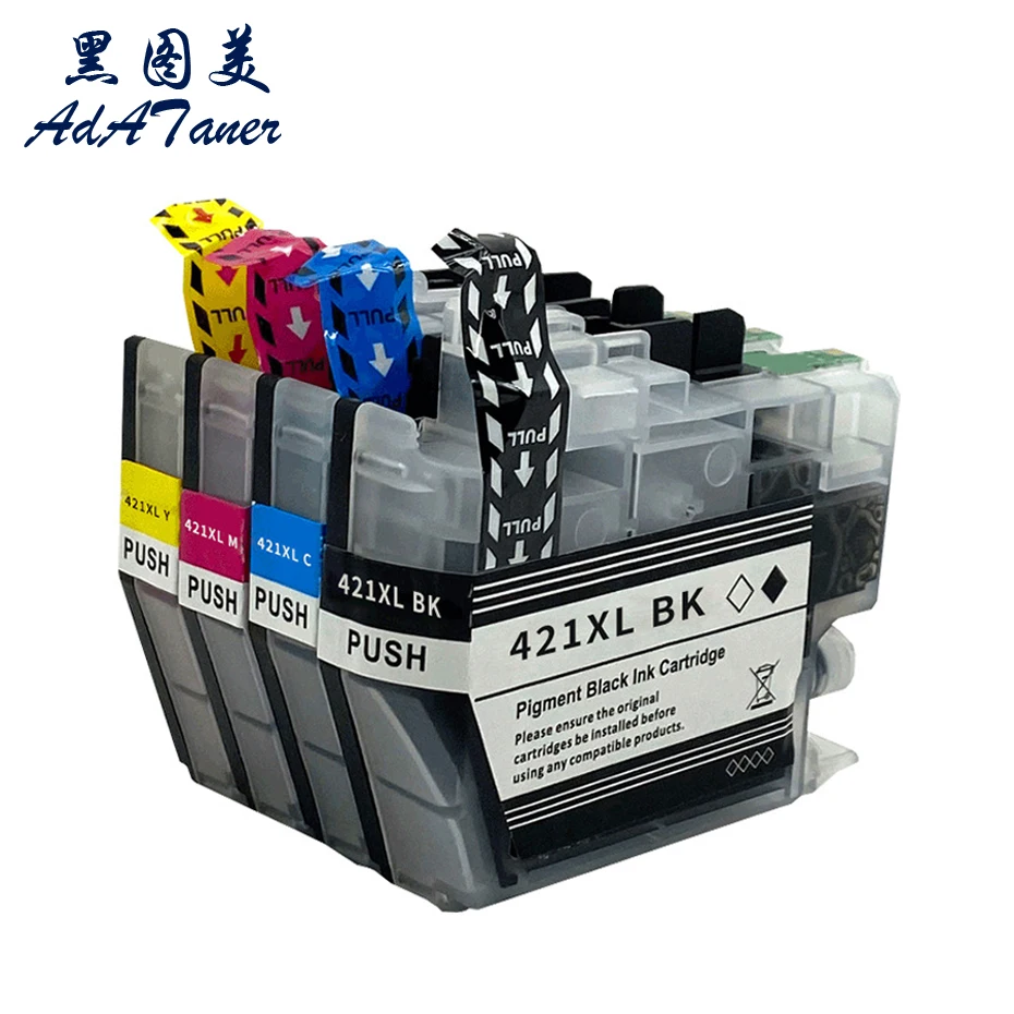 LC-421 LC421 LC421XL LC 421 Compatible InkJet Ink Cartridge For Brother ...