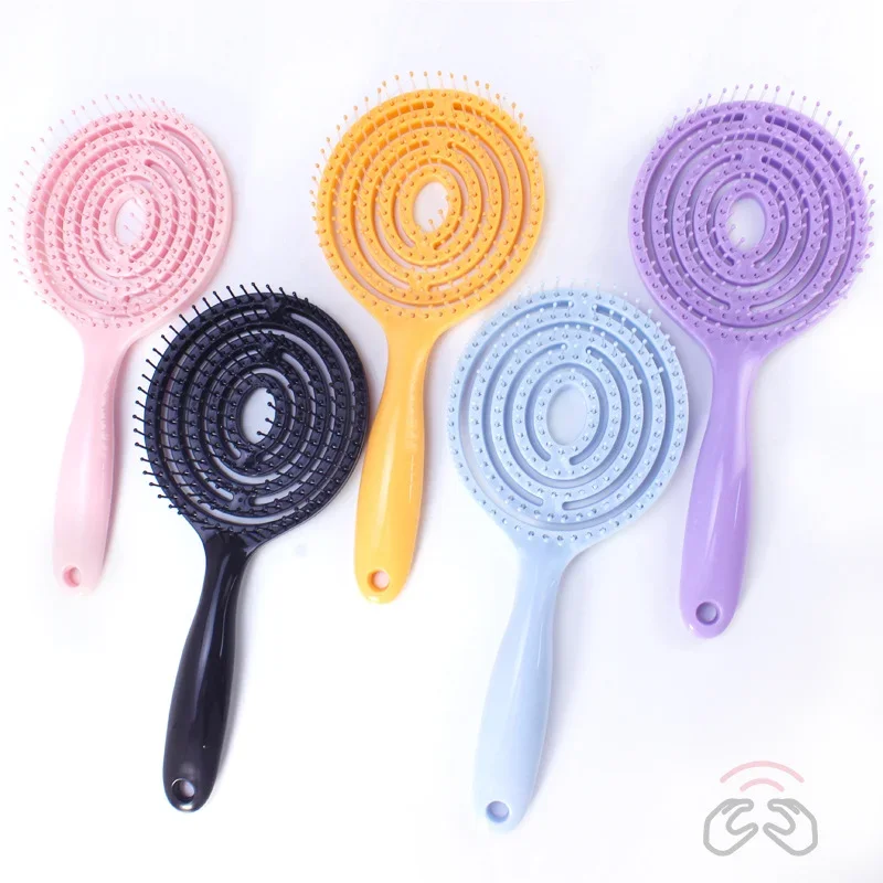 Hair-Comb-Massage-Comb-Portable-Hair-Brush-Scalp-Massage-Rubber-Anti ...