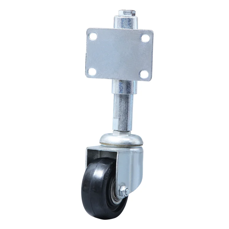 2inch-PU-Gate-Wheel-Spring-Loaded-Swivel-Caster-Heavy-Duty-110lbs-Load ...