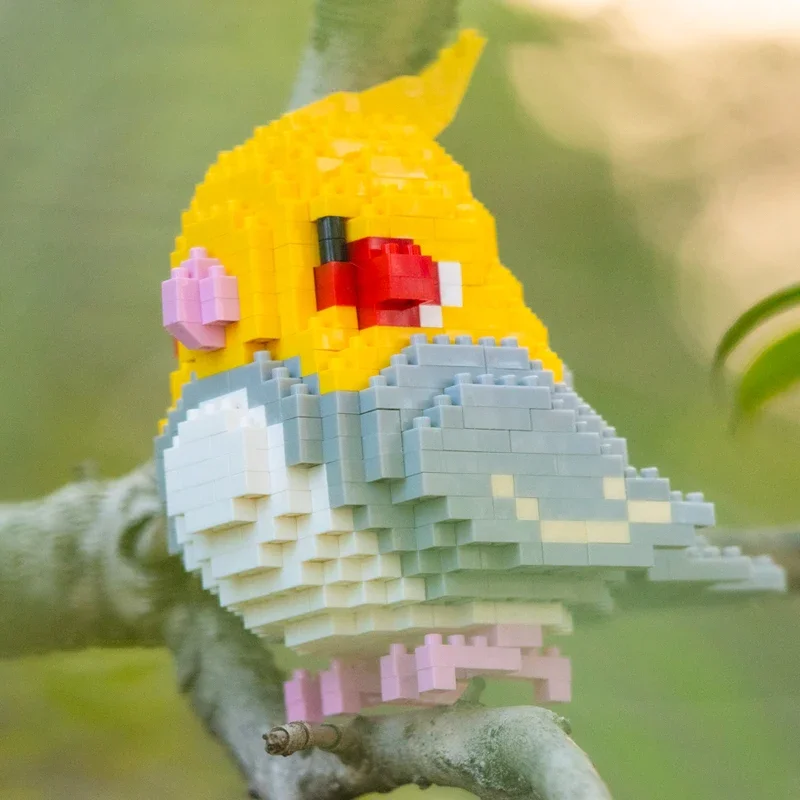 Toy for Children Animal World Grey Parrot Fly Bird Cockatiel Pet Doll ...