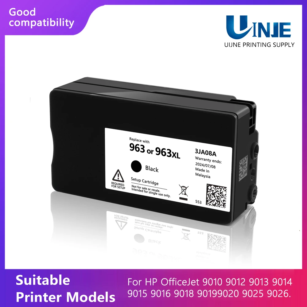 For HP 963 963XL Ink Cartridge Suitable For Use On HP OfficeJet 9010 ...