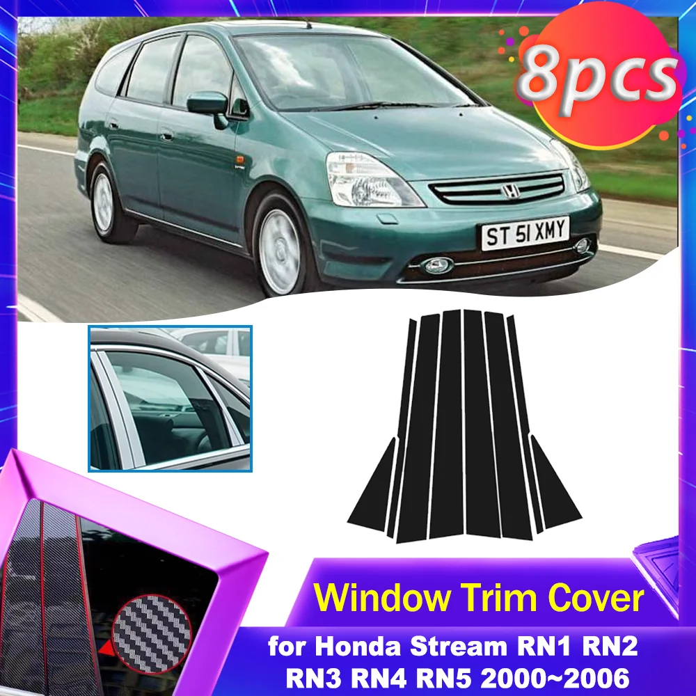 Car-Door-Window-Trim-Cover-for-Honda-Stream-RN1-RN2-RN3-RN4-RN5-2000 ...