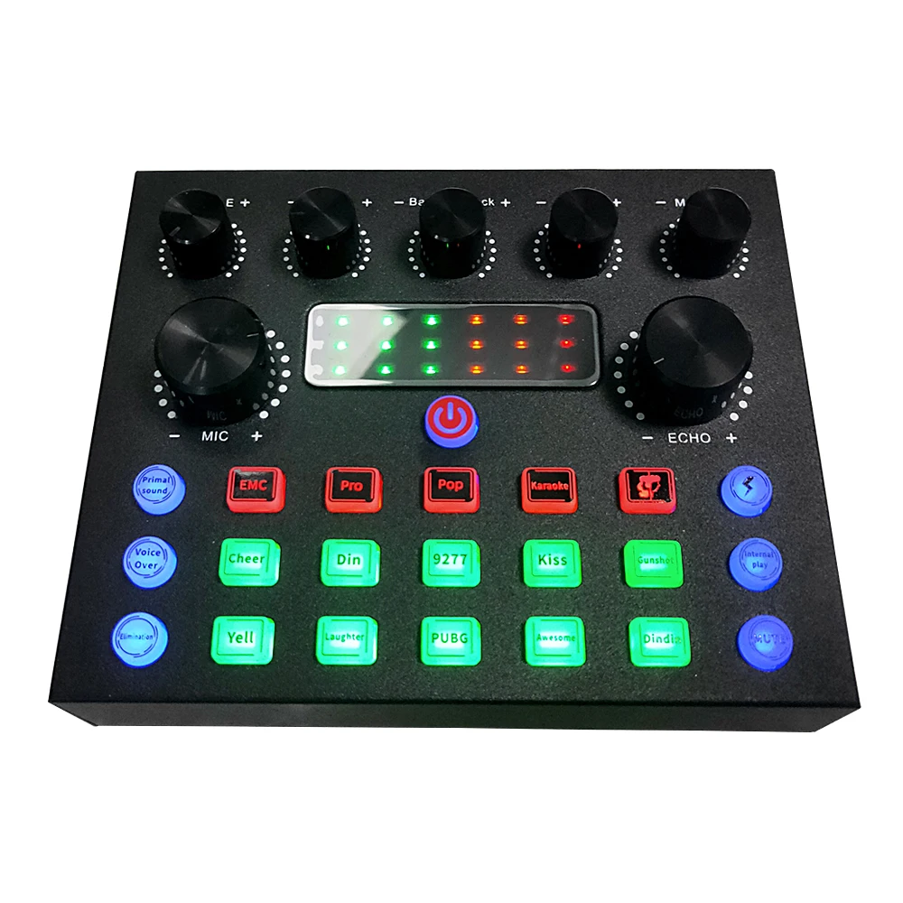 Live-Sound-Card-V8-Audio-Mixers-Voice-Changer-Phone-Computer-Live ...