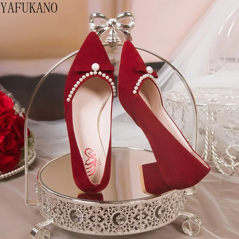 Red Wedding Wedges