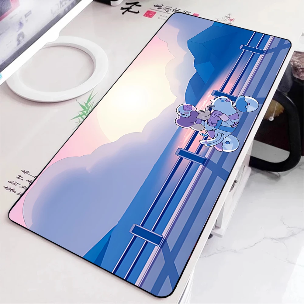 Bee-and-Puppycat-Mousepad-HD-Printing-Computer-Gamers-Locking-Edge-Non ...