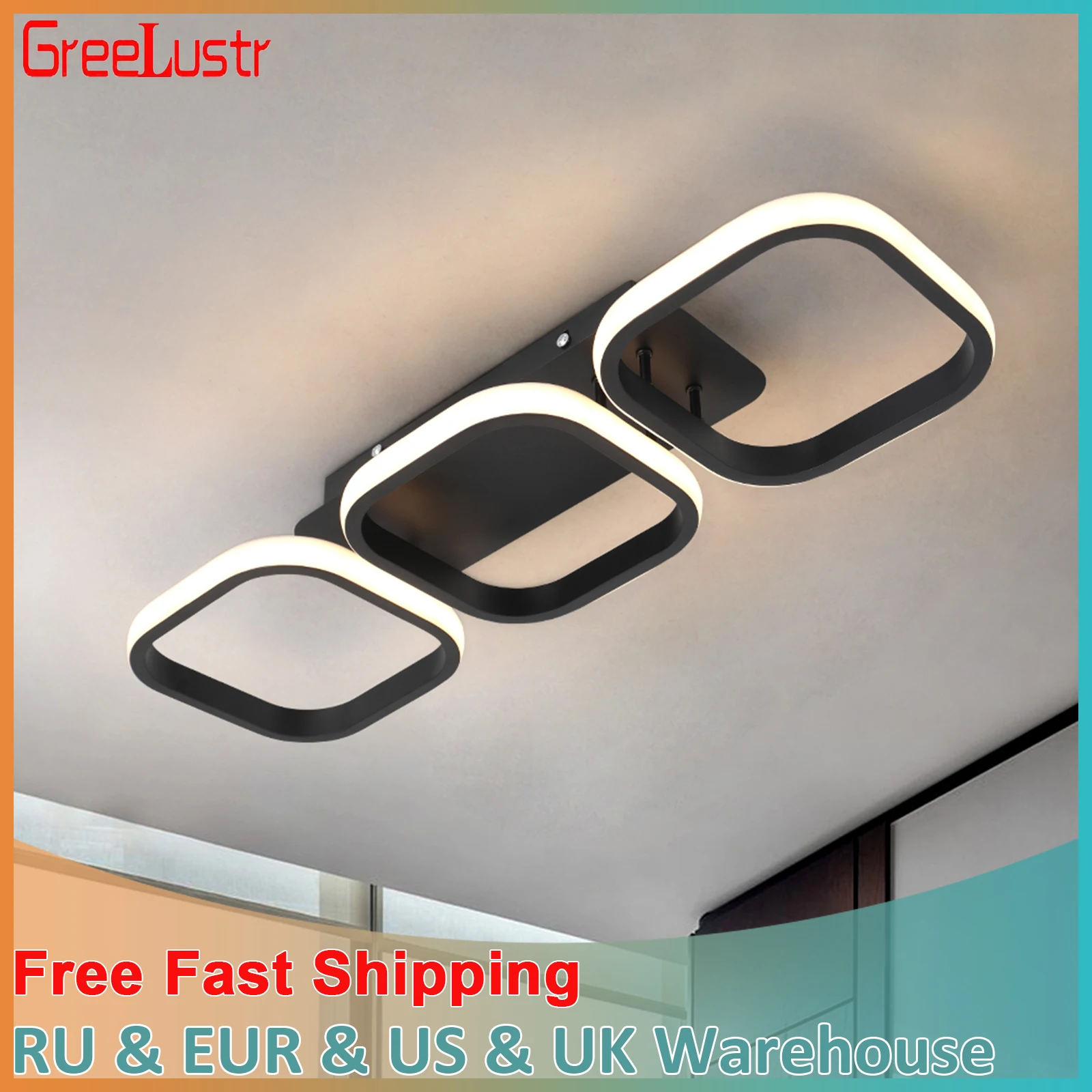 Minimalist-Acrylic-Led-Ceiling-Lamp-Modern-Lighting-Home-Deco-Simple ...