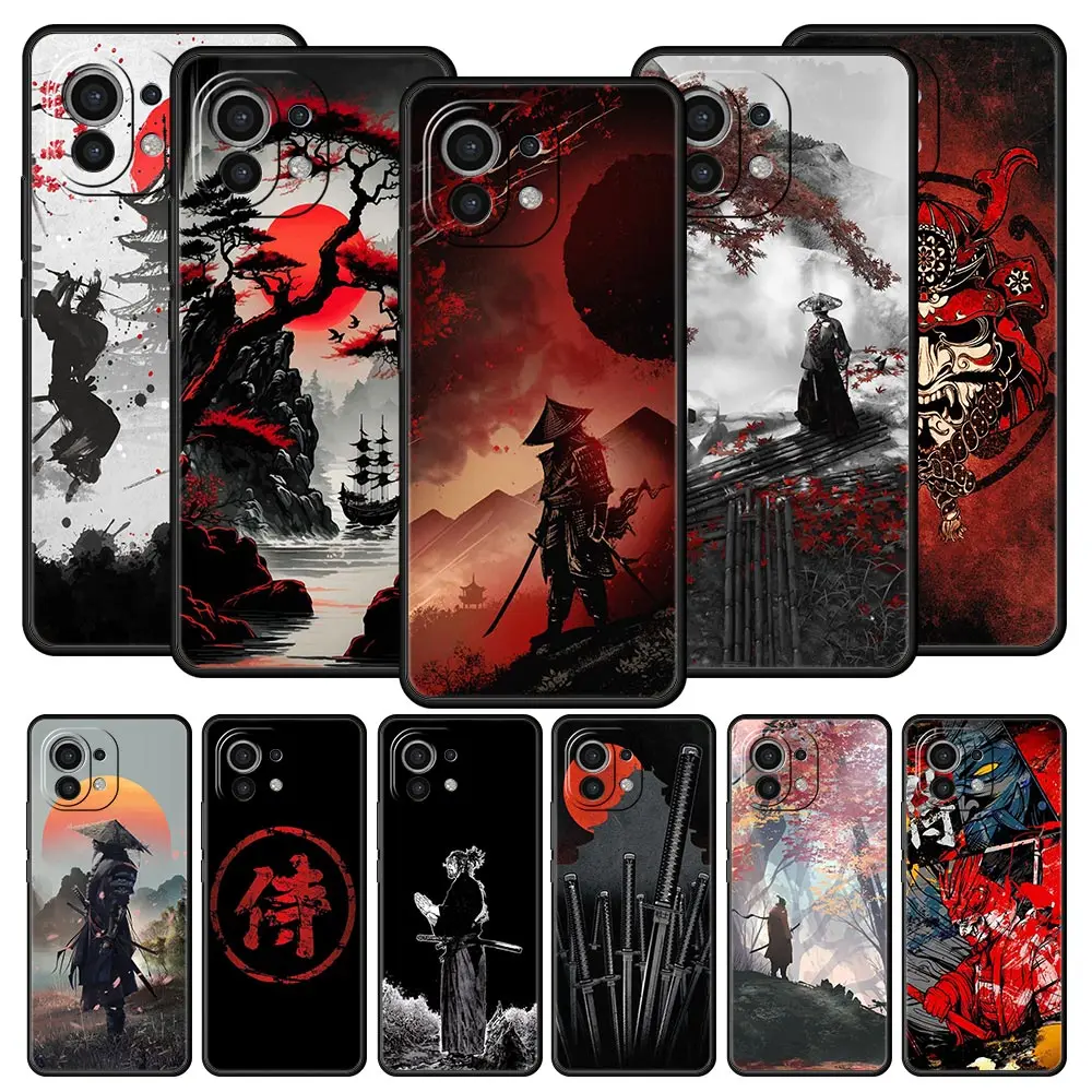 Japanese-Bushido-Samurai-Phone-Case-For-Xiaomi-13-12-11-Lite-12T-11T ...