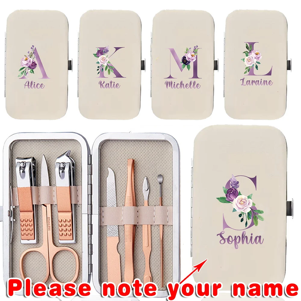 Customized-Name-7-PCS-Portable-Nail-Clippers-Set-Stainless-Steel ...