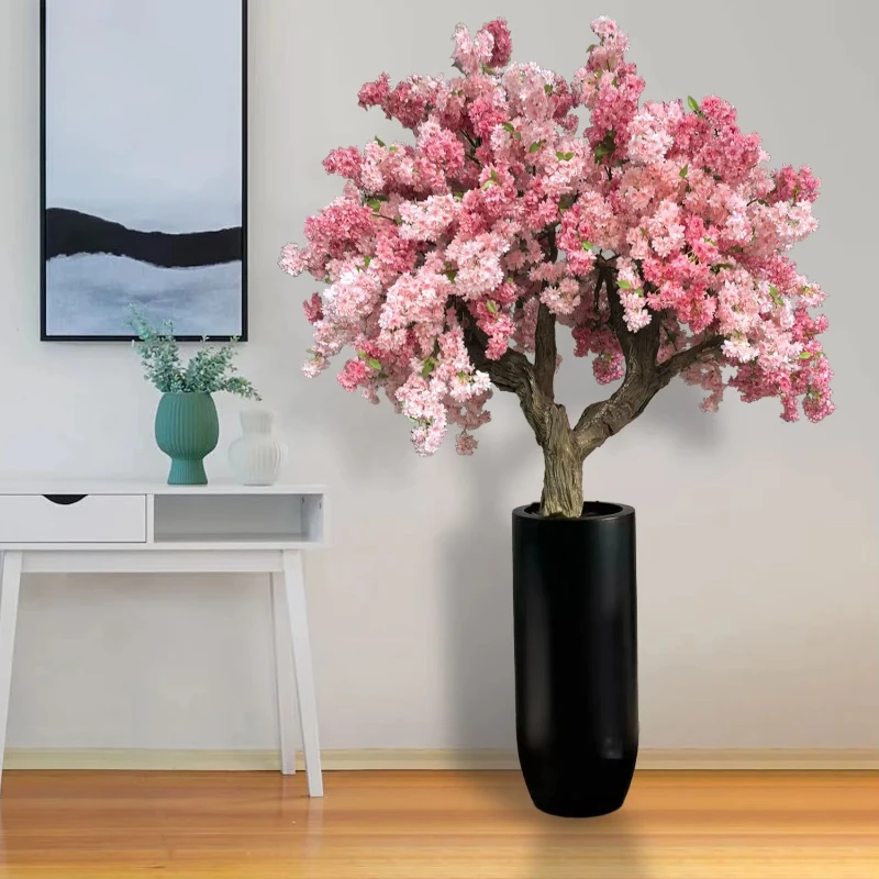 2*2 Meters Artificial Cherry Blossom Tree Bonsai Sakura Tree With Pot ...