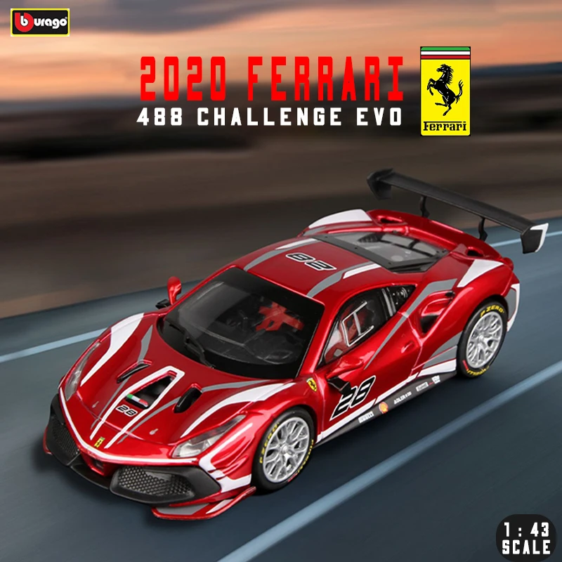 Bburago-Mod-le-de-voiture-de-course-en-alliage-pour-hommes-Ferrari-488 ...