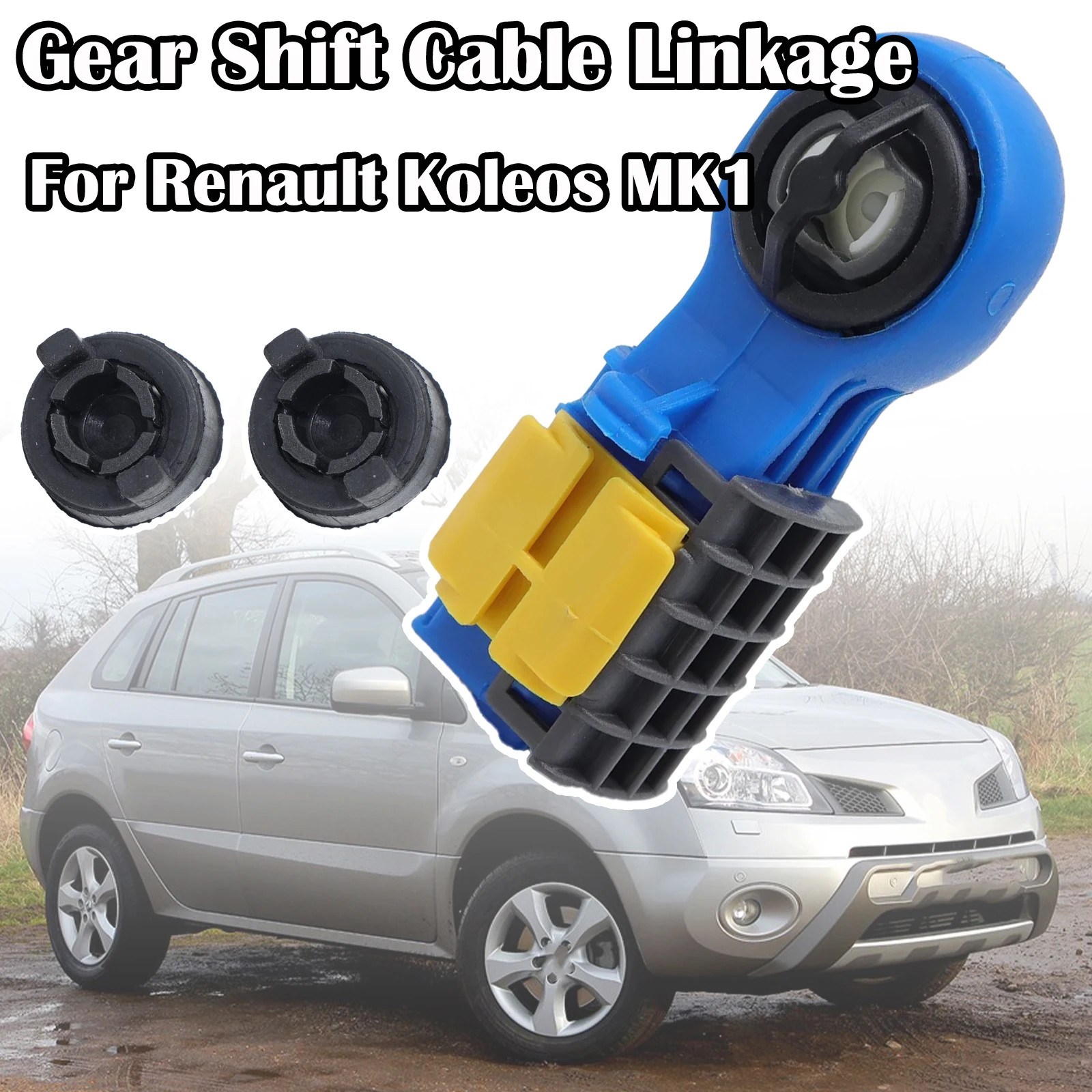 For Renault Koleos MK1 Gearbox Shift Lever Cable End Linkage Connector ...