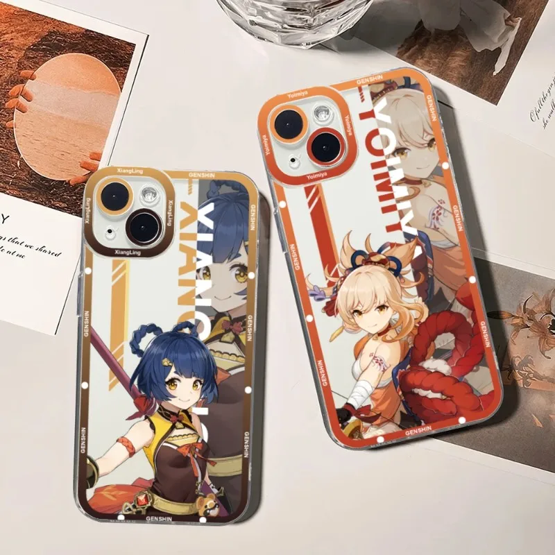 Genshin-Impact-XiangLin-Phone-Case-For-Xiaomi-13-Redmi-Note-10-12-11 ...