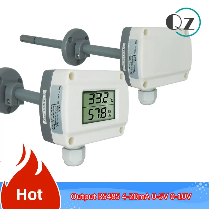 High-precision-air-duct-temperature-and-humidity-sensor-0-5V-0-10V-4 ...