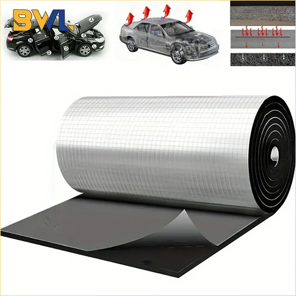 5-10MM-Sound-Deadener-Heat-Insulation-Mat-Car-Van-Sound-Proofing ...