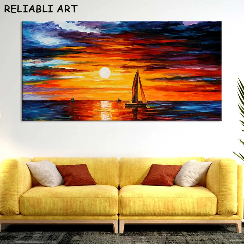 Sunset Paintings On Canvas