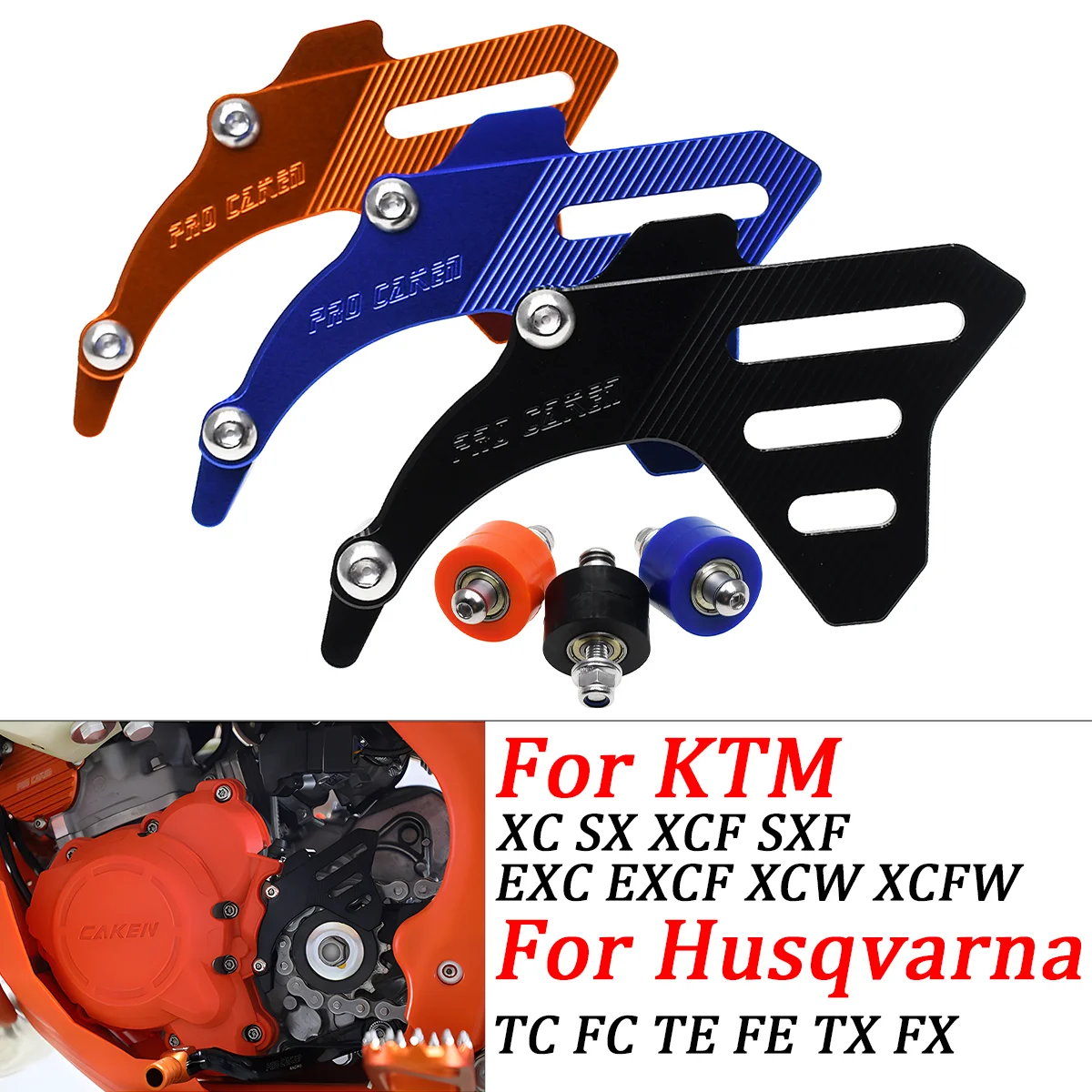 Motorcycle Front Sprocket Cover Case Saver Protector Chain Guard For ...