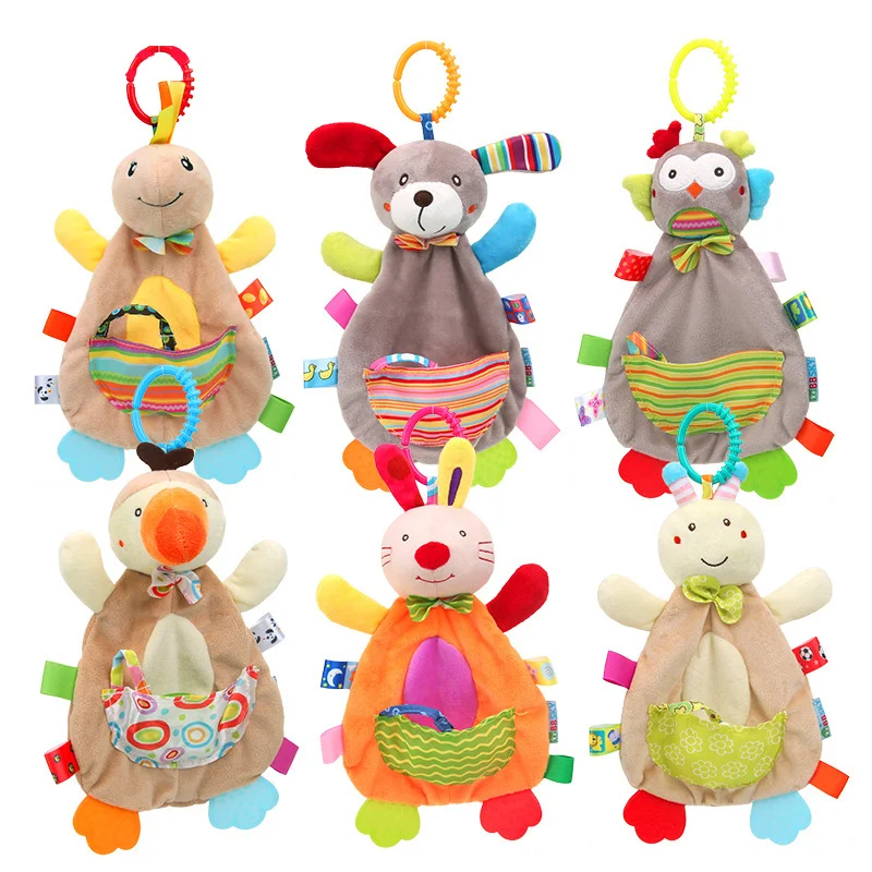 Good-Quality-Newborn-Baby-Rattles-Plush-Stroller-Cartoon-Animal-Toys ...
