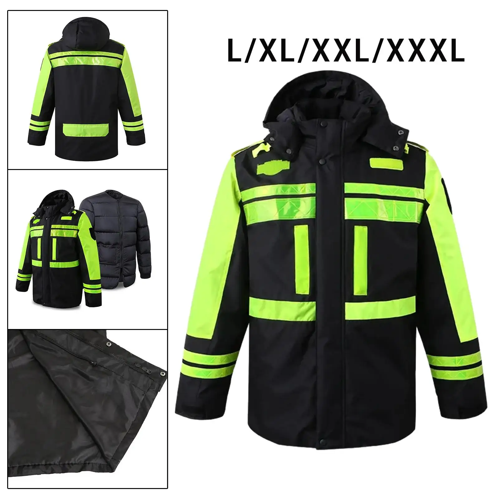 Winter-Safety-Jacket-Comfortable-Lightweight-Waterproof-High-Visibility ...