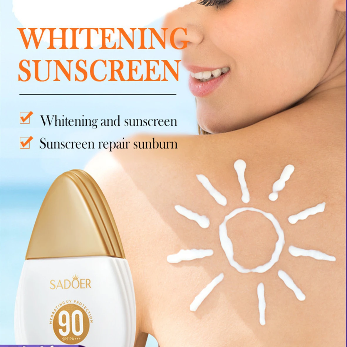 Clear Water Feeling Long Lasting Sunscreen Sunscreen Lotion Refreshing ...