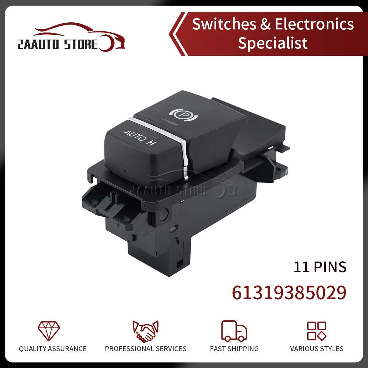 New Parking Hand Brake Park Control Switch Button 61319385029 For BMW 5 ...