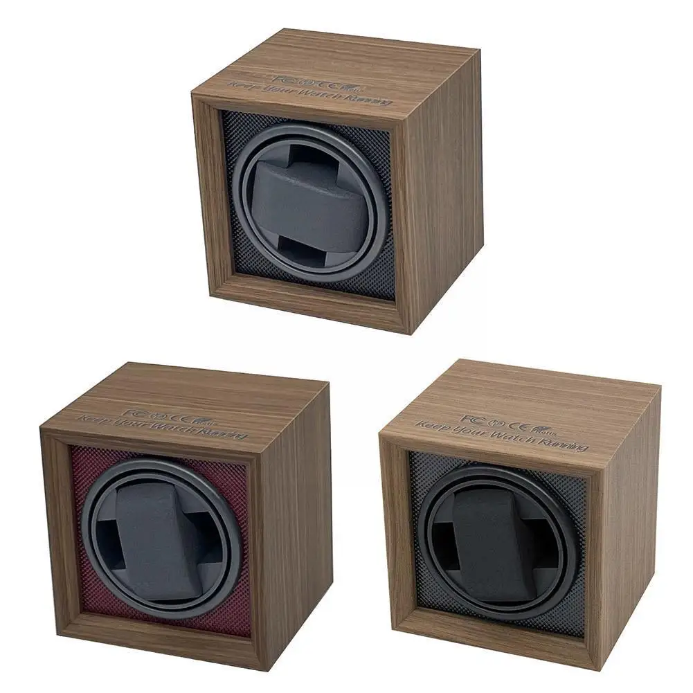Watch Winder Box Automatic Wooden Single Watch Box Suitable For ...