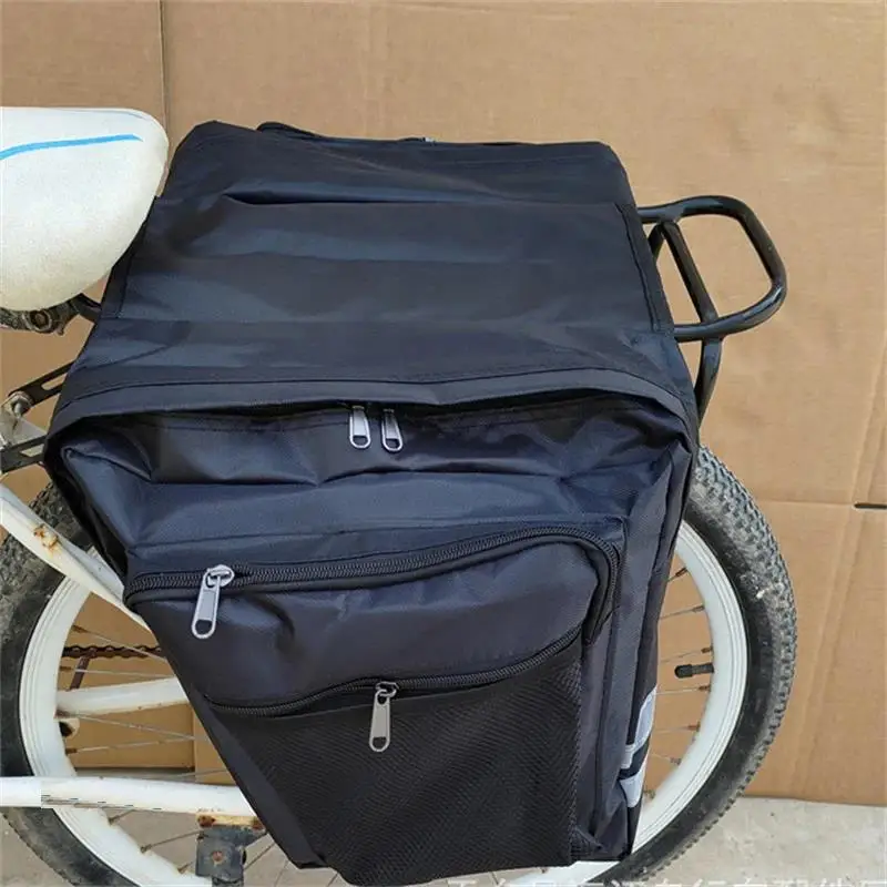 Bicycle Carrier Bag Rear Rack Bike Trunk Luggage High-capacity Back ...