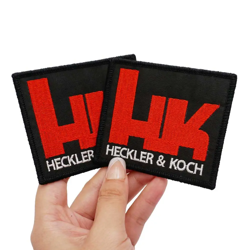 Heckler-Koch-Embroidered-Patches-Applique-Sewing-Label-punk-biker-Band ...