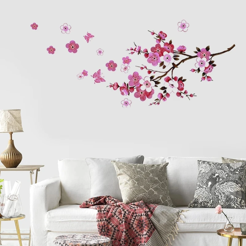 Cherry Blossom Tree Branch Wall Decal