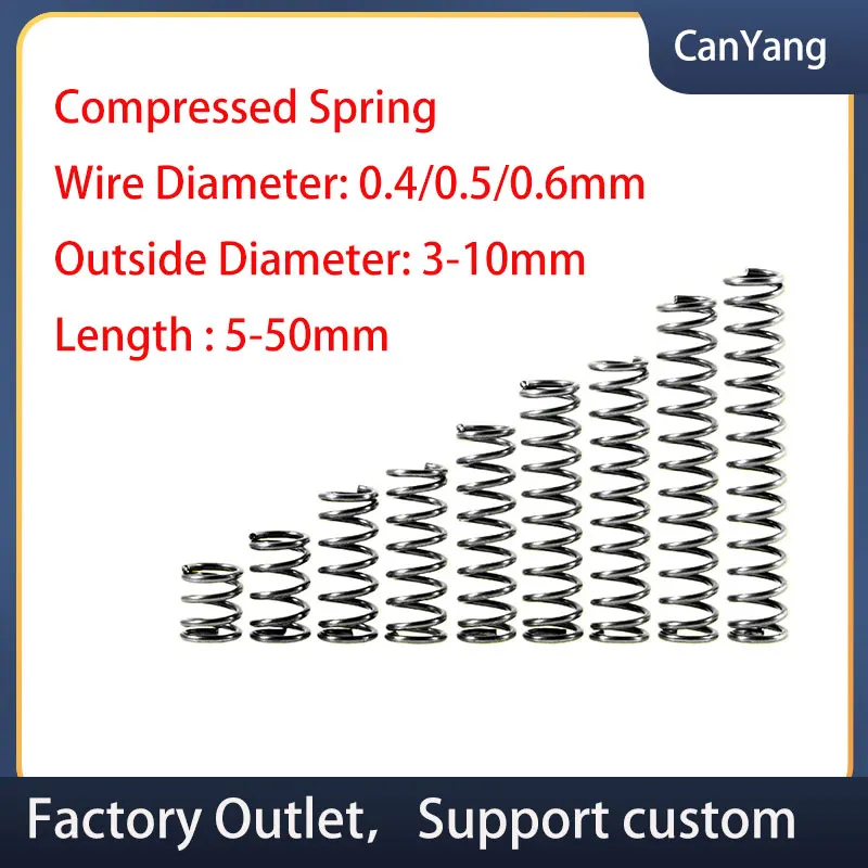 65Mn-Cylidrical-Coil-Compression-Spring-Y-Type-Return-Pressure ...