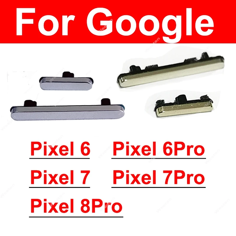 For Google Pixel 6 7 8 Pro On OFF Power Volume Button Side Power Volume ...