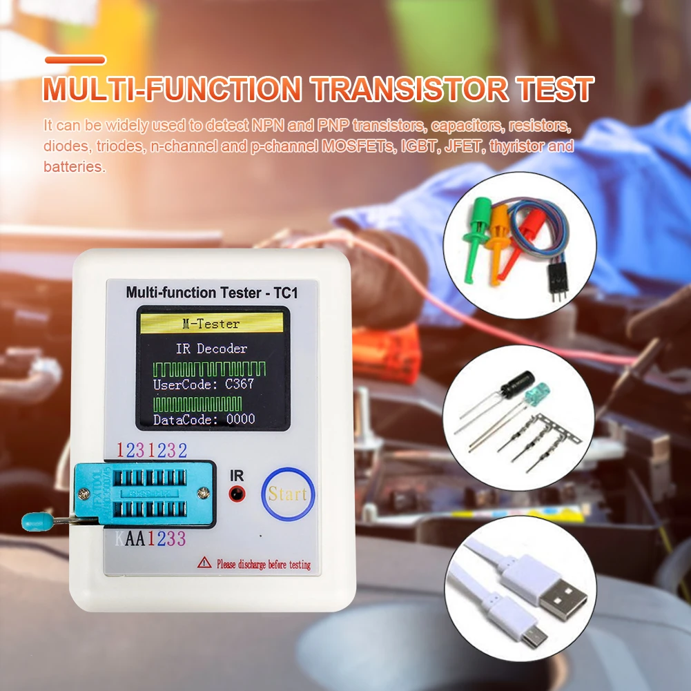 Transistor-Tester-LCR-TC1-1-8-TFT-LCD-Display-Multi-meter-Diode-Triode ...