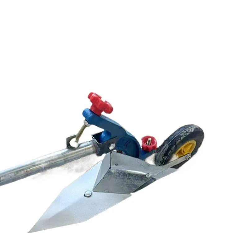 Farm Hand-Pulled Human Power Micro- Manual Small Rotary Tiller Ditching ...