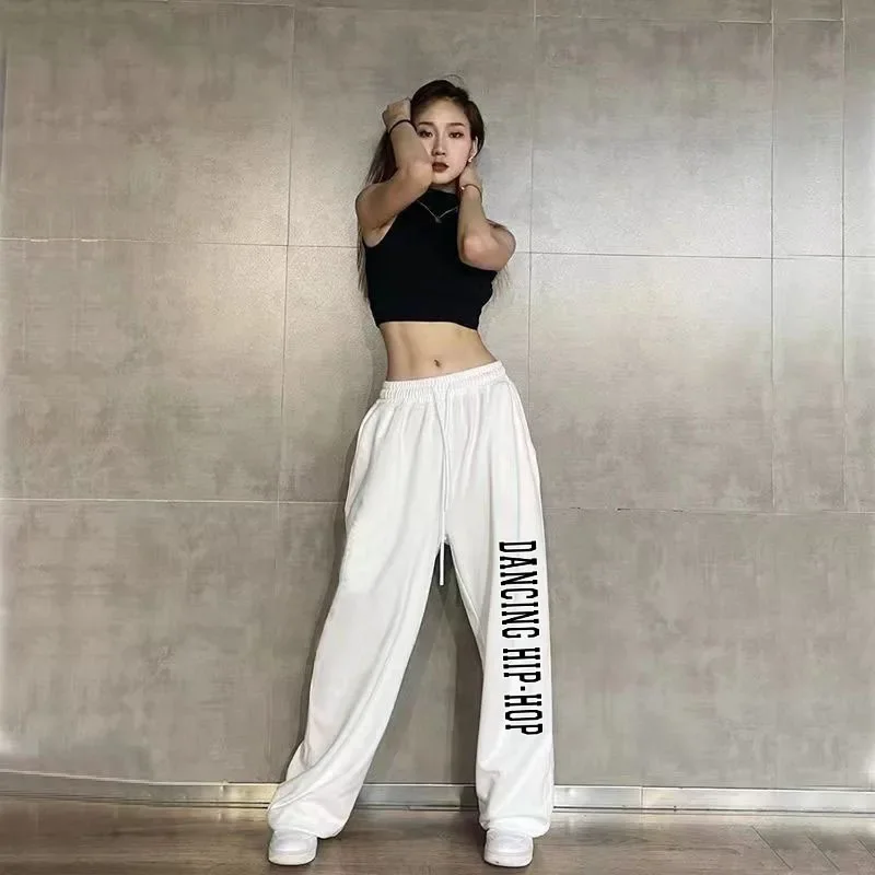 American-Style-Trendy-Sweatpants-Loose-fit-Hip-Hop-Jazz-Dance-Pants ...
