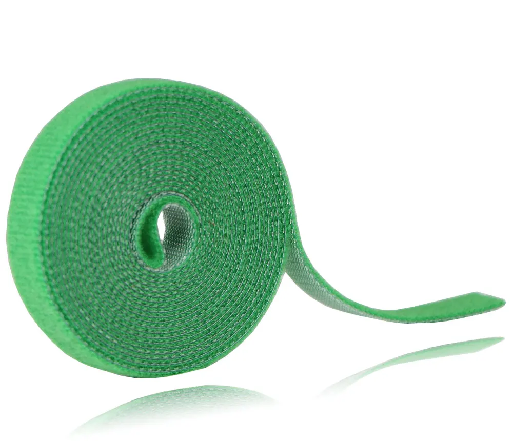 Tuteur - lien - attache,1 rouleau 3M plante pansement crochet cravate réutilisable nylon ...