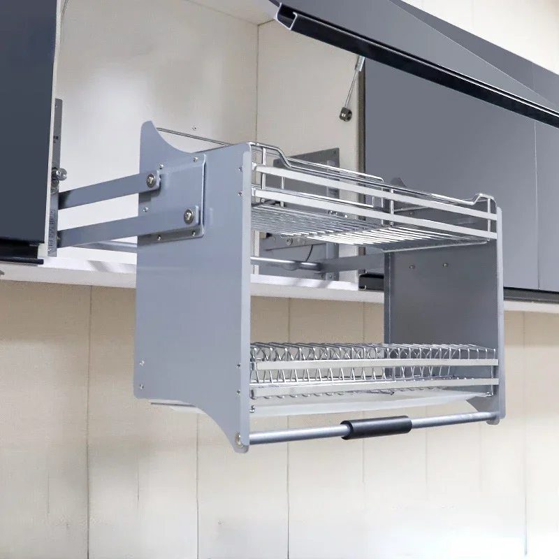 2024NEW-Hanging-Cabinet-Lifting-Pull-Basket-Pull-Down-Kitchen-Storage ...
